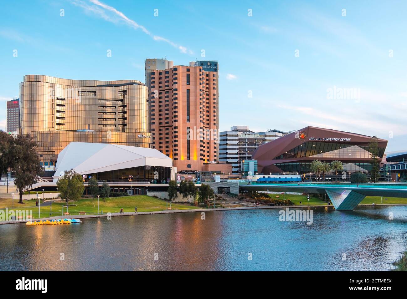 Adelaide, South Australia - September 7, 2020: Adelaide CBD skyline ...