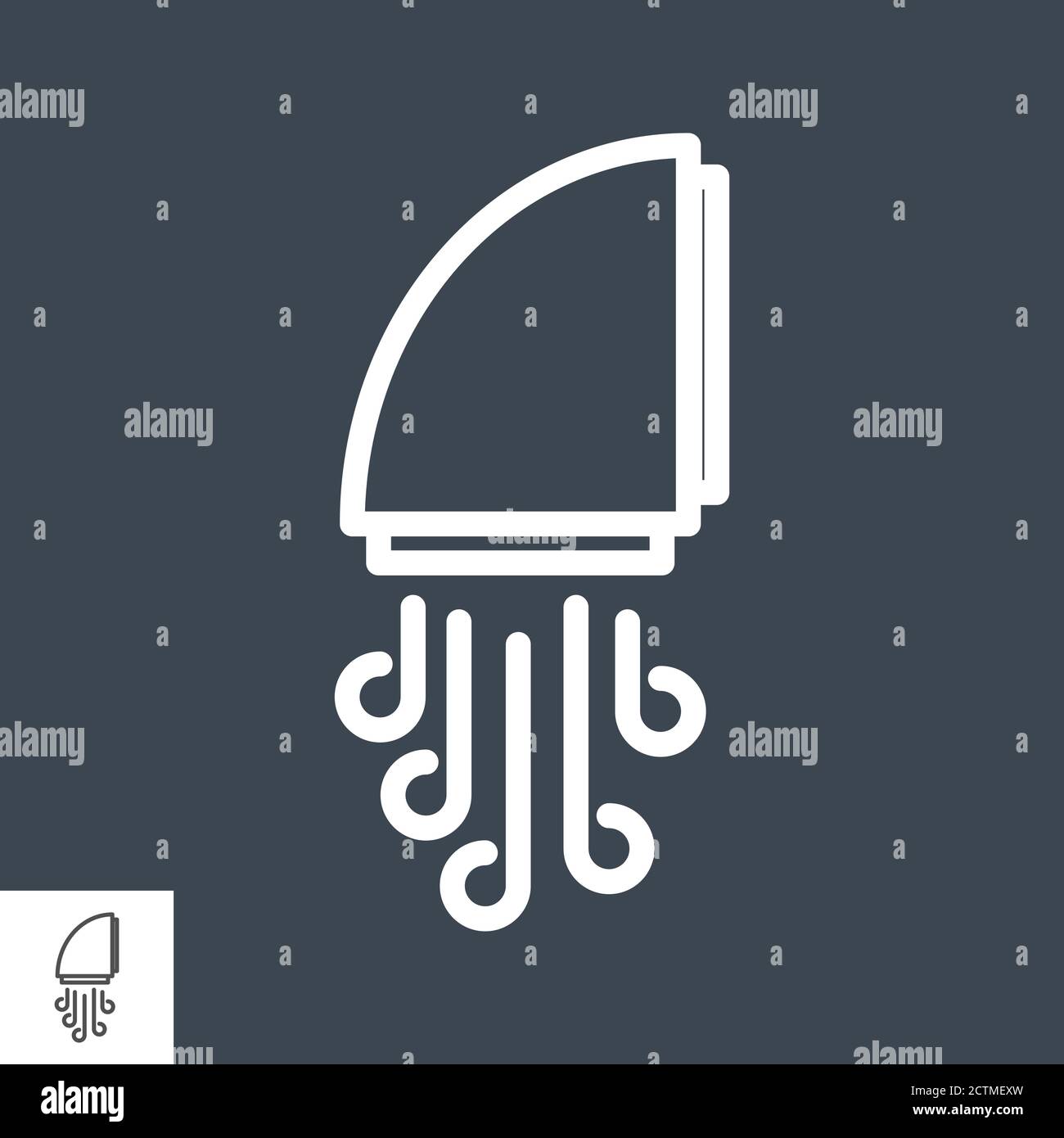 Public toilet hand dryer Stock Vector Images - Alamy