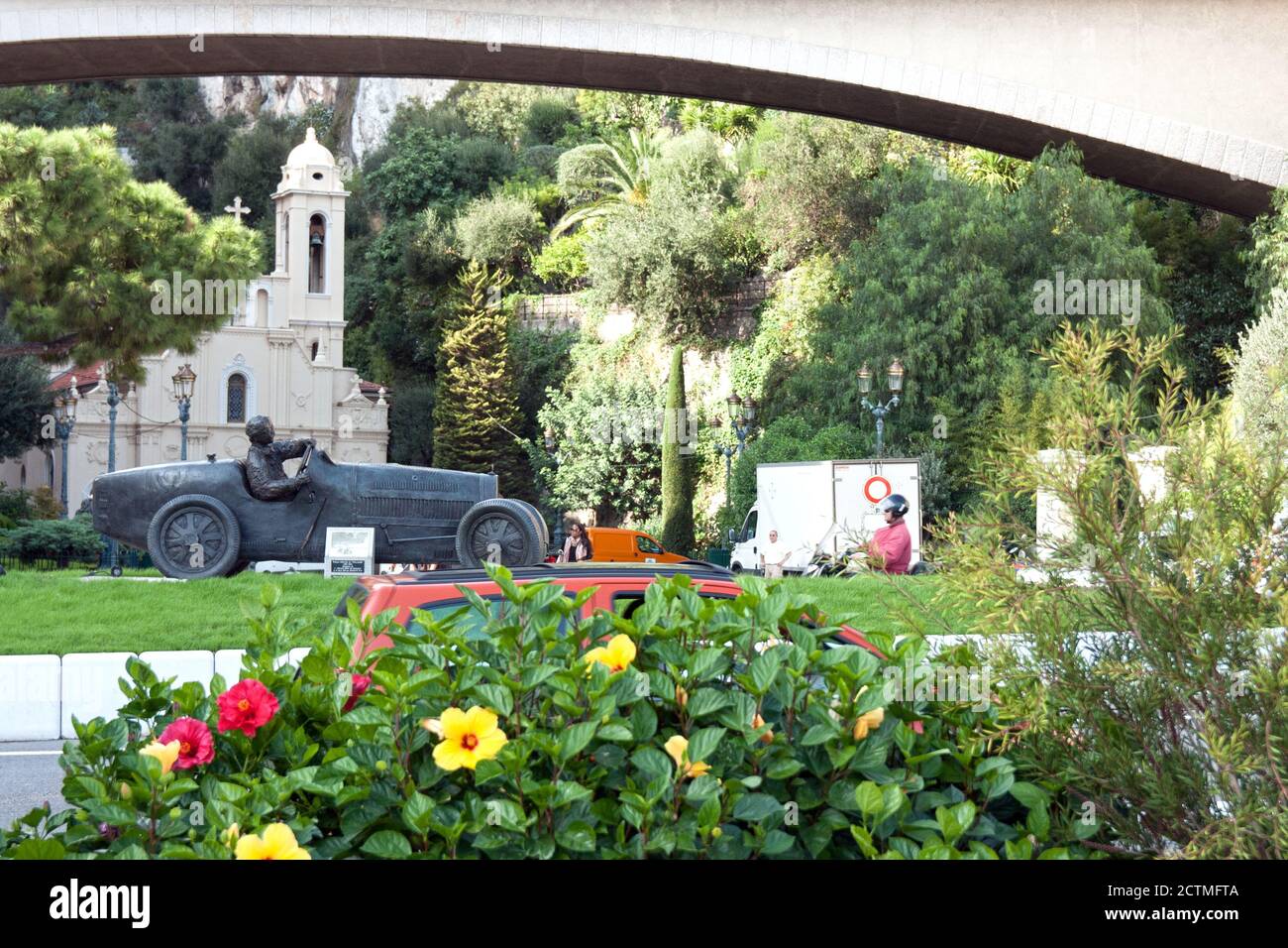 Monaco Statue of William Grover-Williams, he was a Grand Prix motor ...