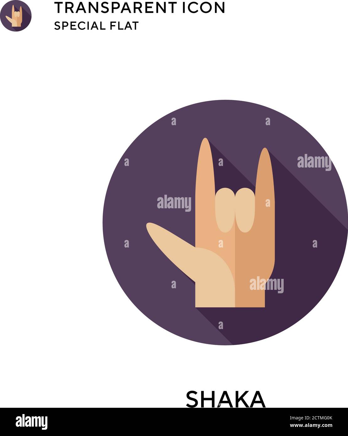 Shaka logo hi-res stock photography and images - Alamy