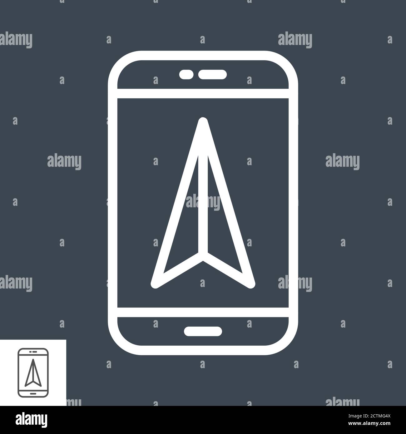 Navigation black and white Stock Vector Images - Alamy