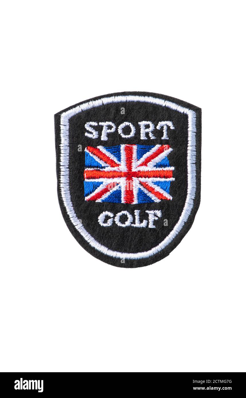 Embroidered golf flag hi-res stock photography and images - Alamy