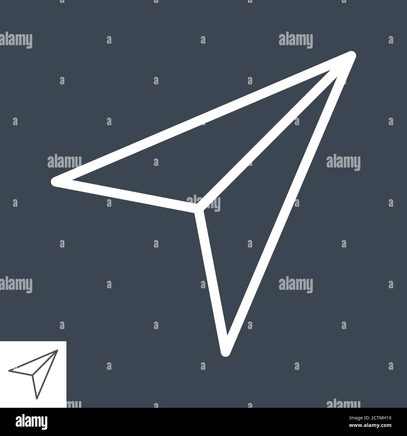 Destination line icon Stock Vector Image & Art - Alamy