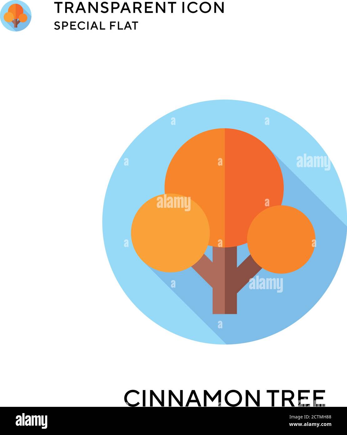 Tropical cinnamomum tree Stock Vector Images - Alamy