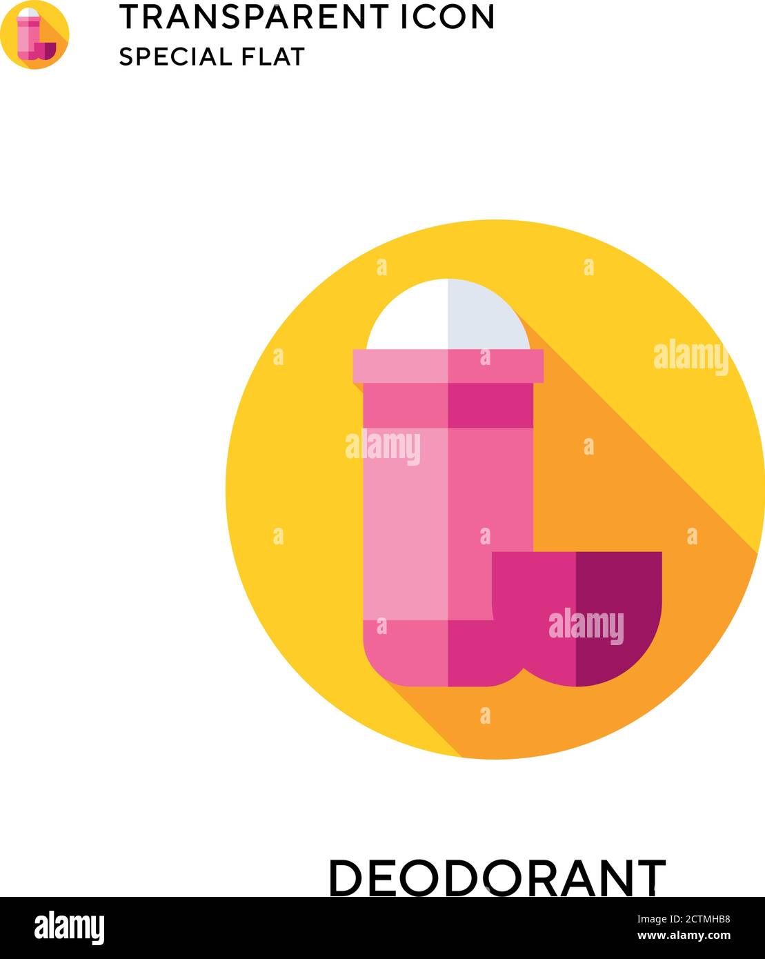 Deodorant vector icon. Flat style illustration. EPS 10 vector Stock ...