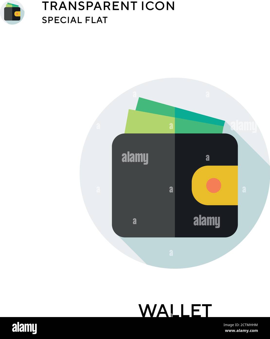 Leather digital wallet icon Stock Vector Images - Alamy