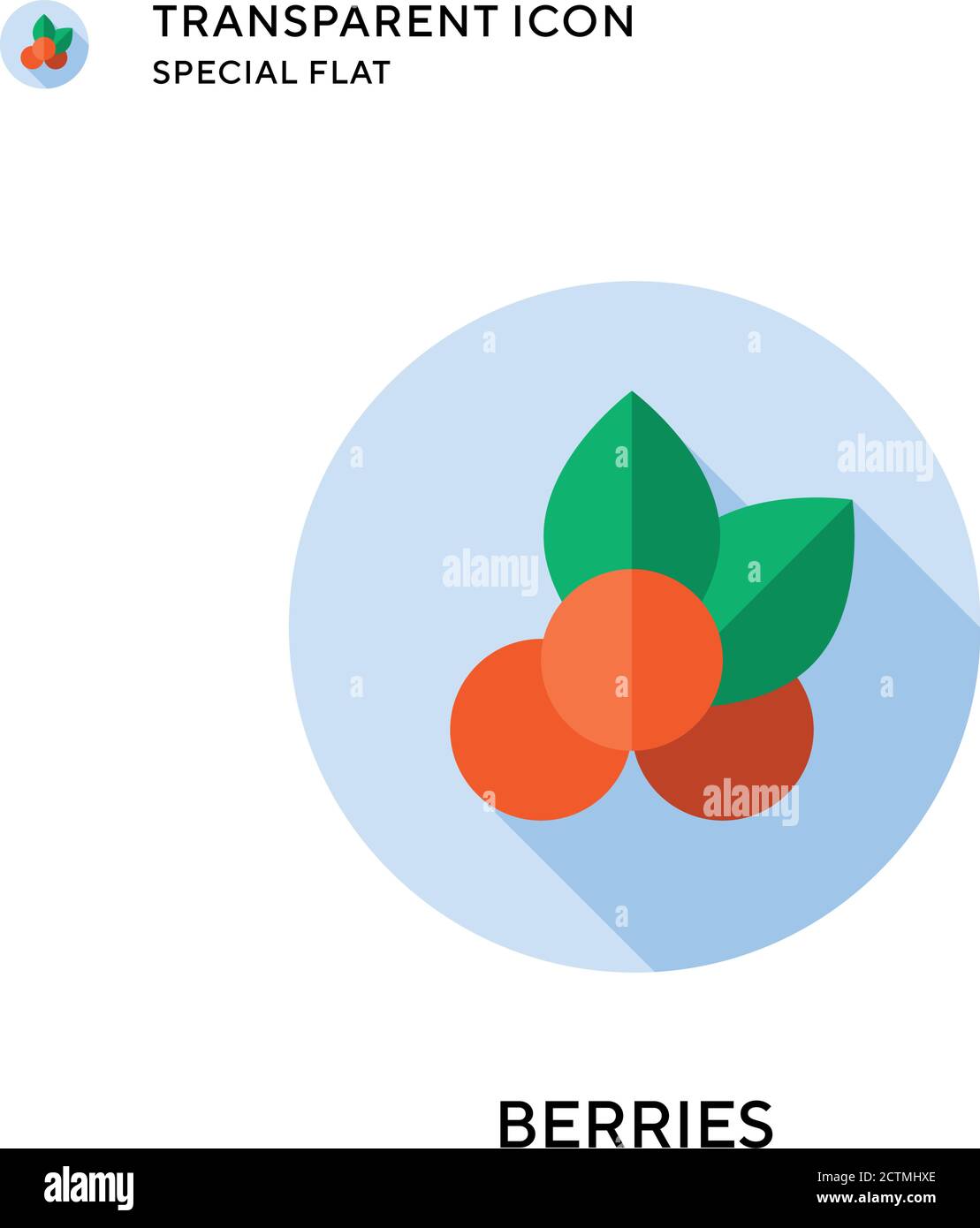 Mixed berries white background style Stock Vector Images - Alamy