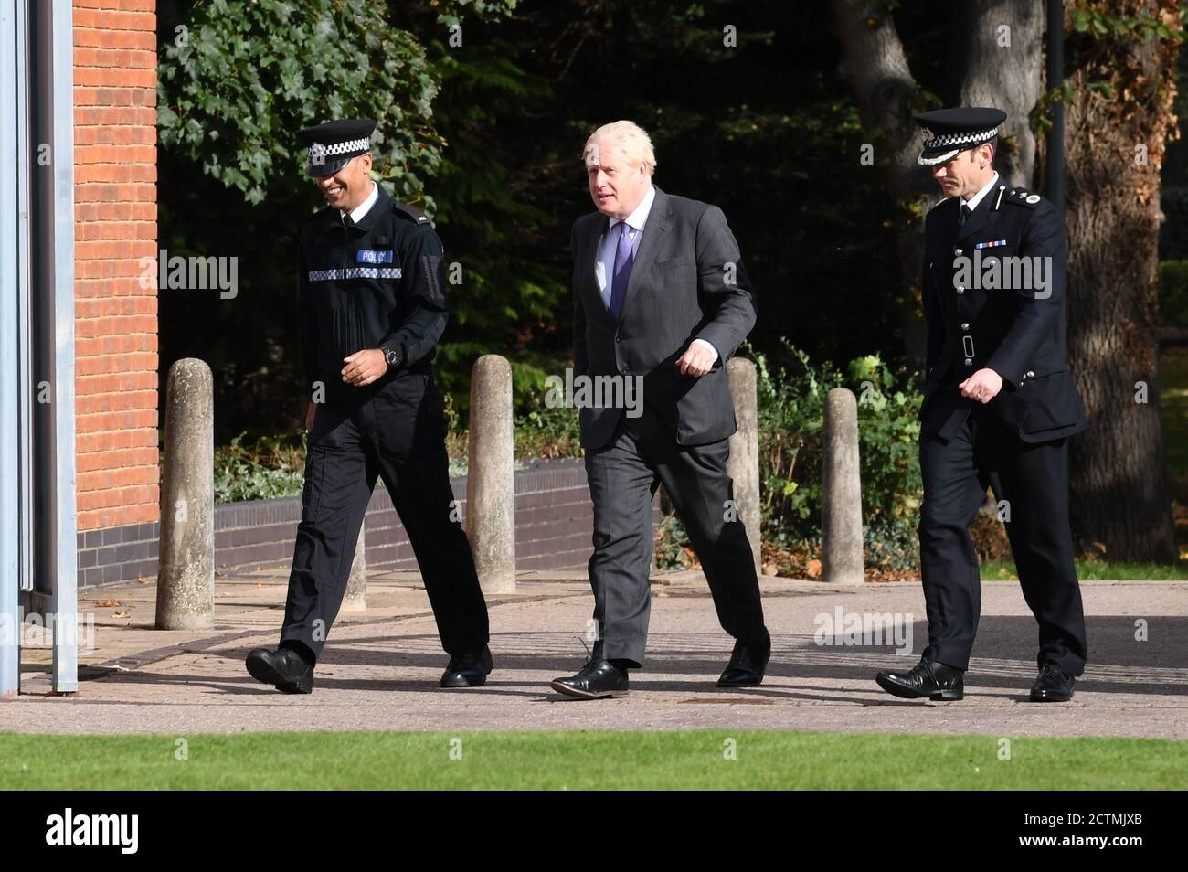 Prime Minister Boris Johnson and Northamptonshire Deputy Chief ...