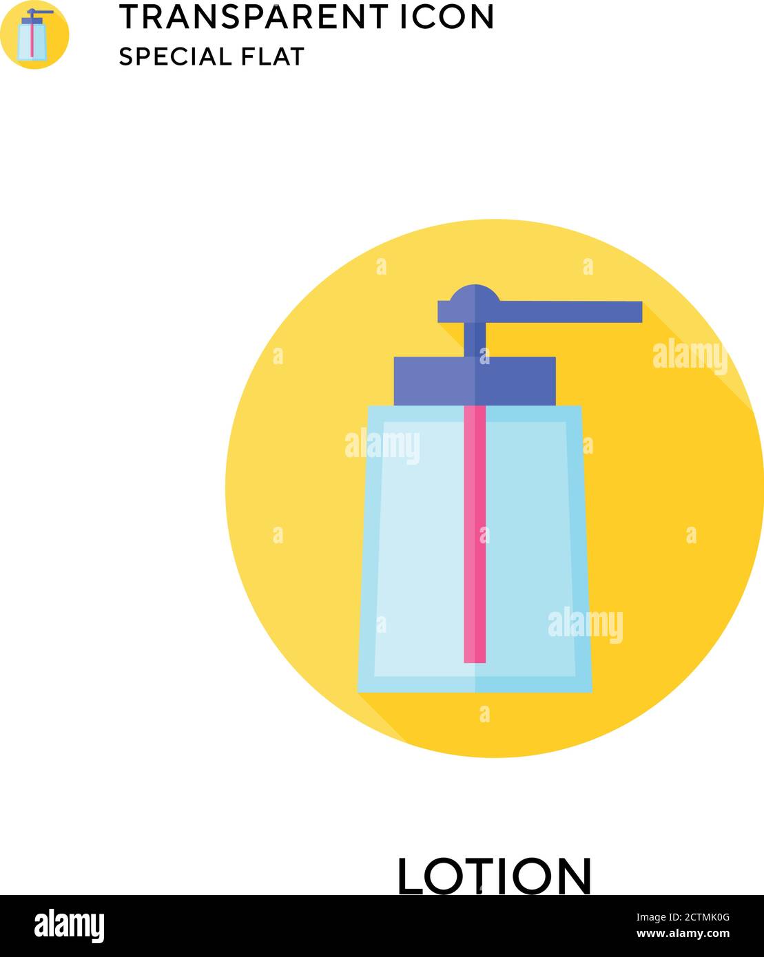 Lotion vector icon. Flat style illustration. EPS 10 vector Stock Vector ...