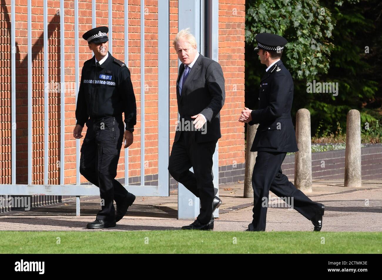 Prime Minister Boris Johnson and Northamptonshire Deputy Chief ...