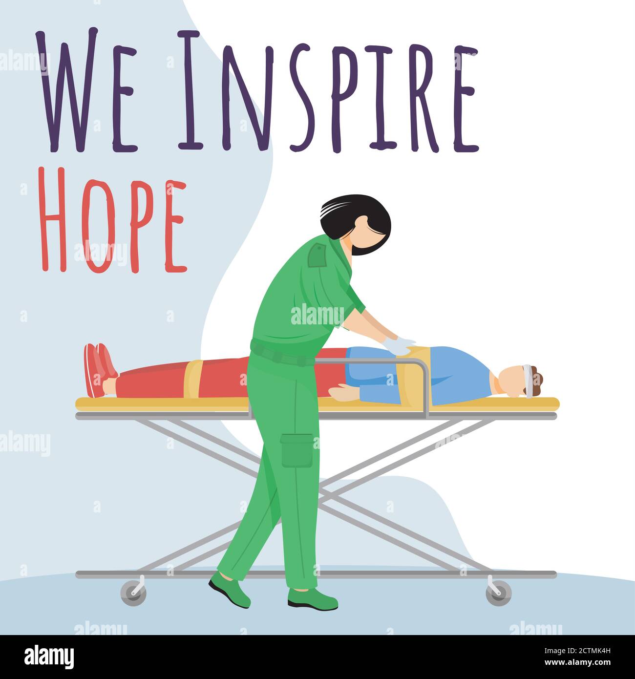 We inspire hope social media post mockup Stock Vector Image & Art - Alamy