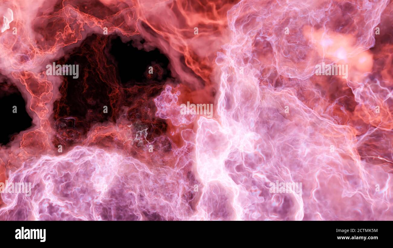 Color picture of the galaxy, red nebula Stock Photo - Alamy