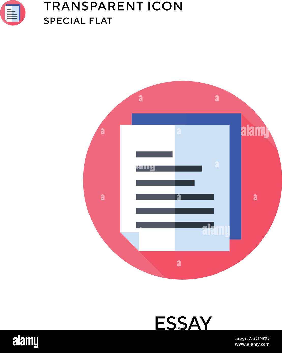 Essay writing icon vector vectors hi-res stock photography and images ...