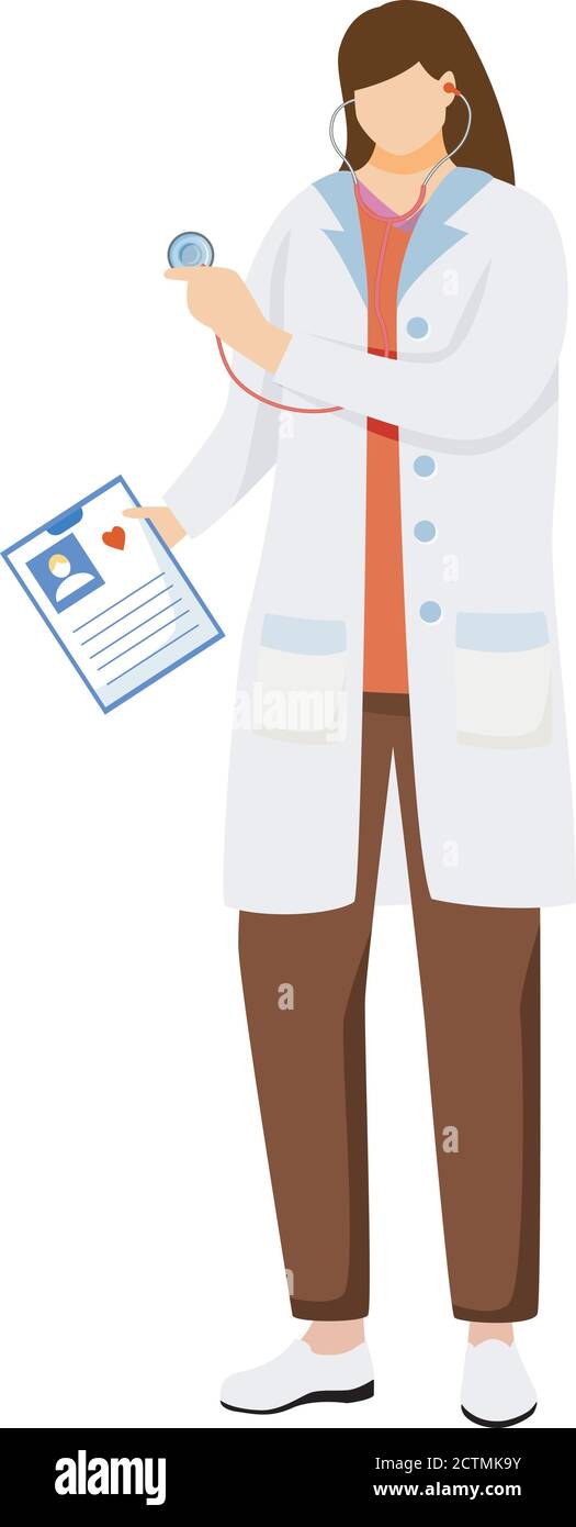 Female doctor patient card Cut Out Stock Images & Pictures - Alamy