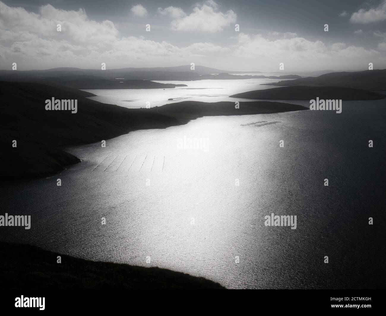 Shetland islands aerial hi-res stock photography and images - Alamy