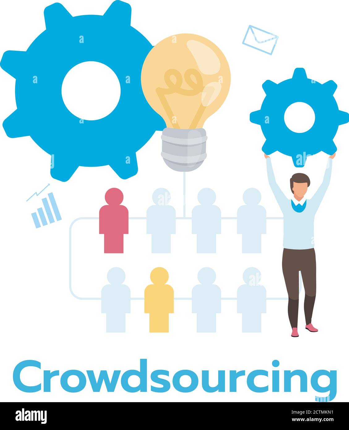 Crowdsourcing platform Stock Vector Images - Alamy