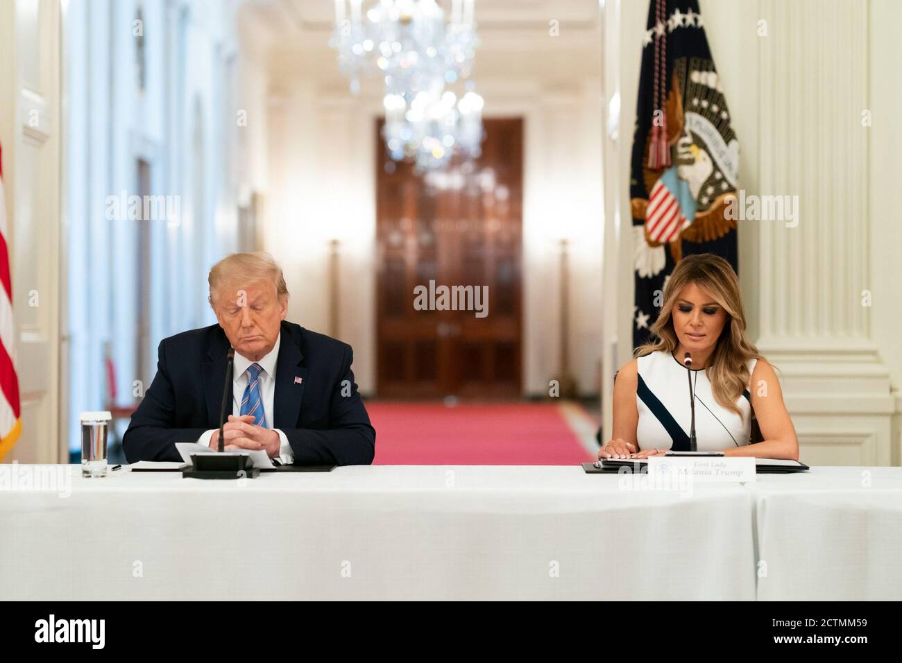On July 7, 2020, President Donald J. Trump and First Lady Melania Trump ...