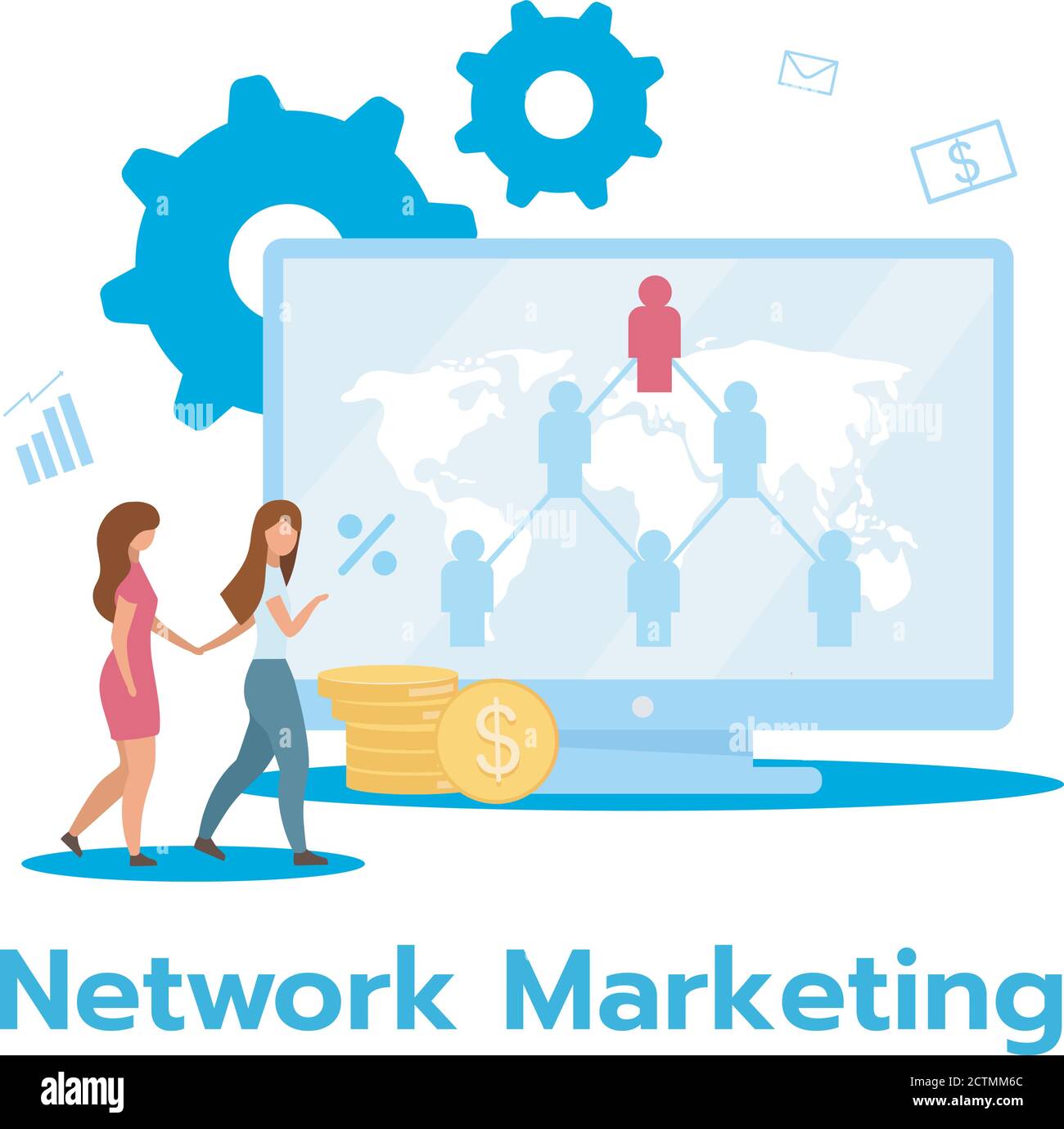 Two person method Stock Vector Images - Alamy