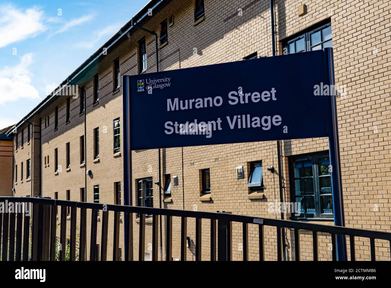 Glasgow university student accomodation hi-res stock photography and ...