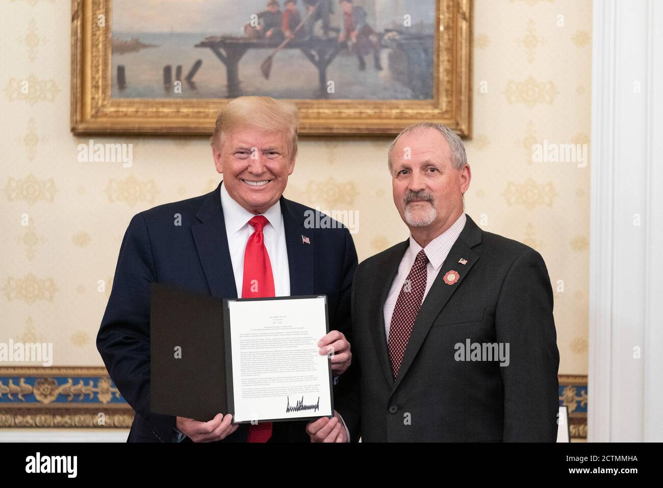 On May 1, 2020, President Donald J. Trump honored Frank Stiller ...