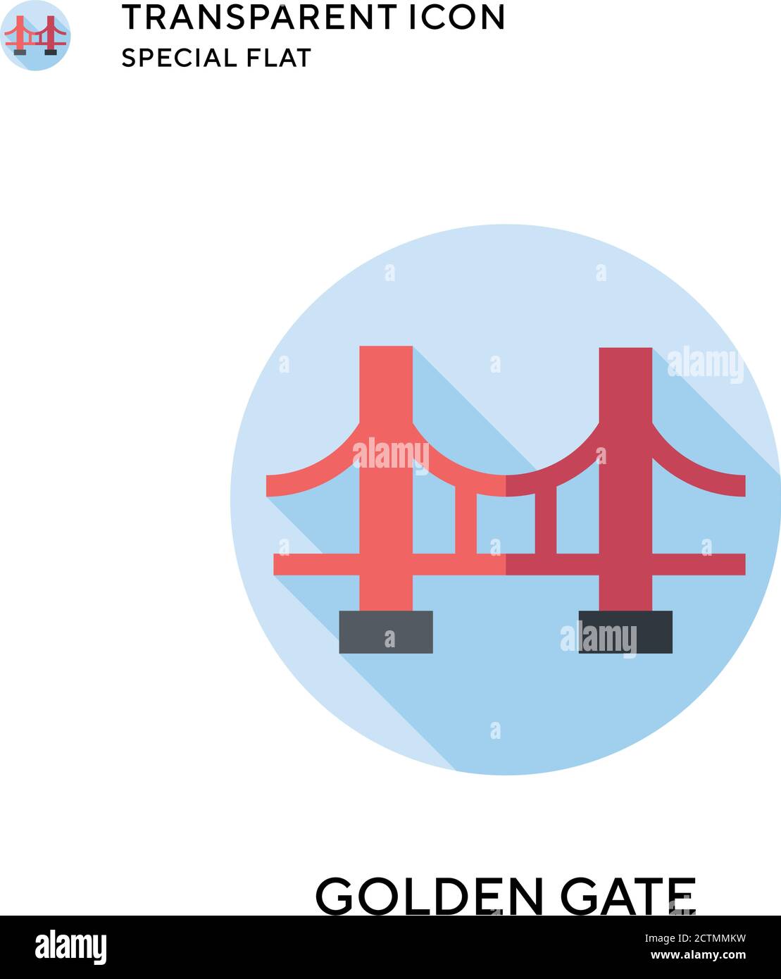 Golden gate bridge fog Stock Vector Images - Alamy