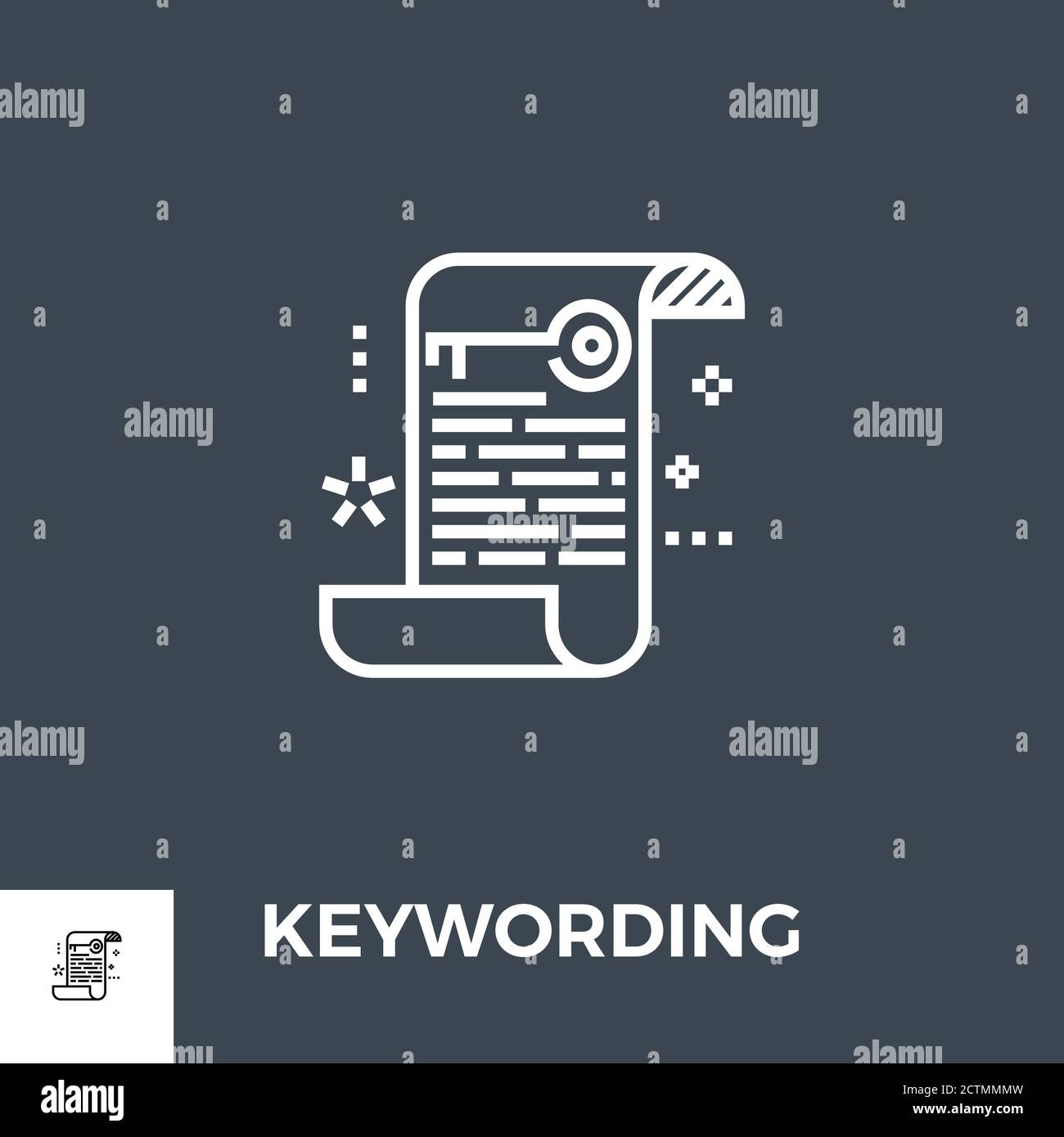 Key wording Stock Vector Images - Alamy