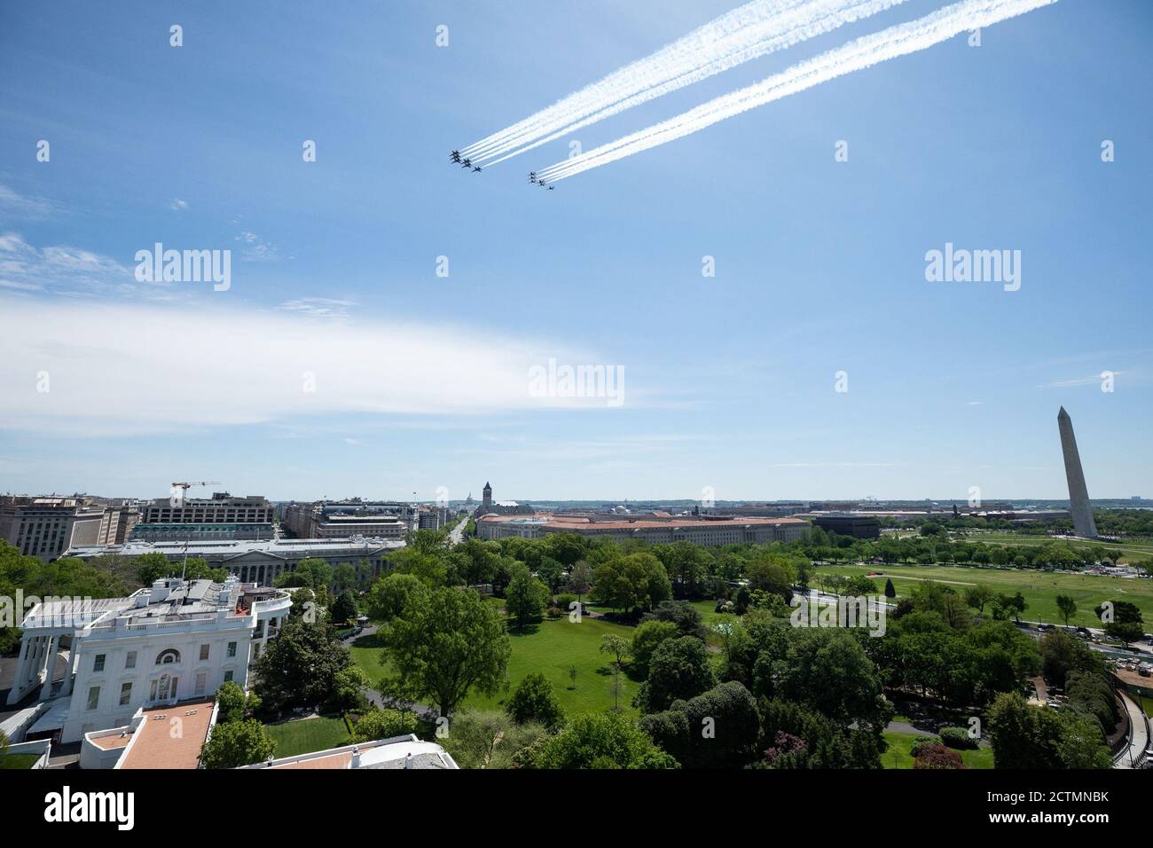 On May 2, 2020, the U.S. Navy Blue Angels and U.S. Air Force ...