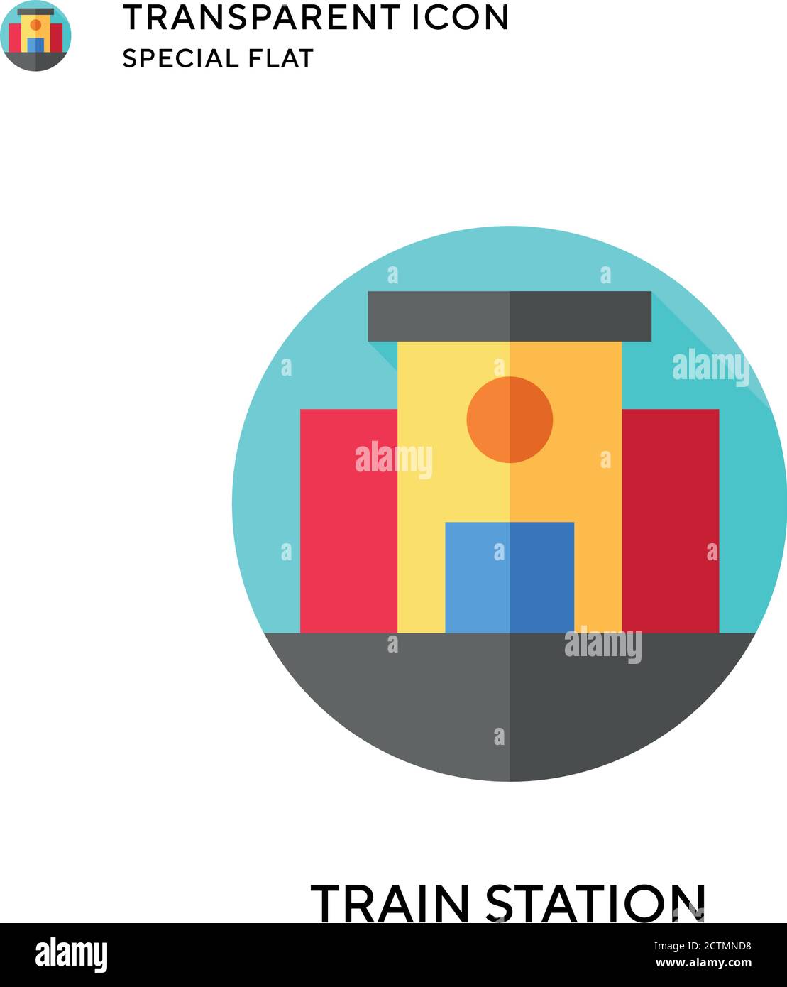 Commuter rail terminal Stock Vector Images - Alamy