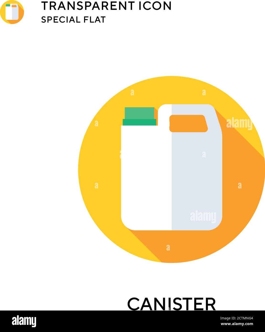 Canister vector icon. Flat style illustration. EPS 10 vector Stock ...