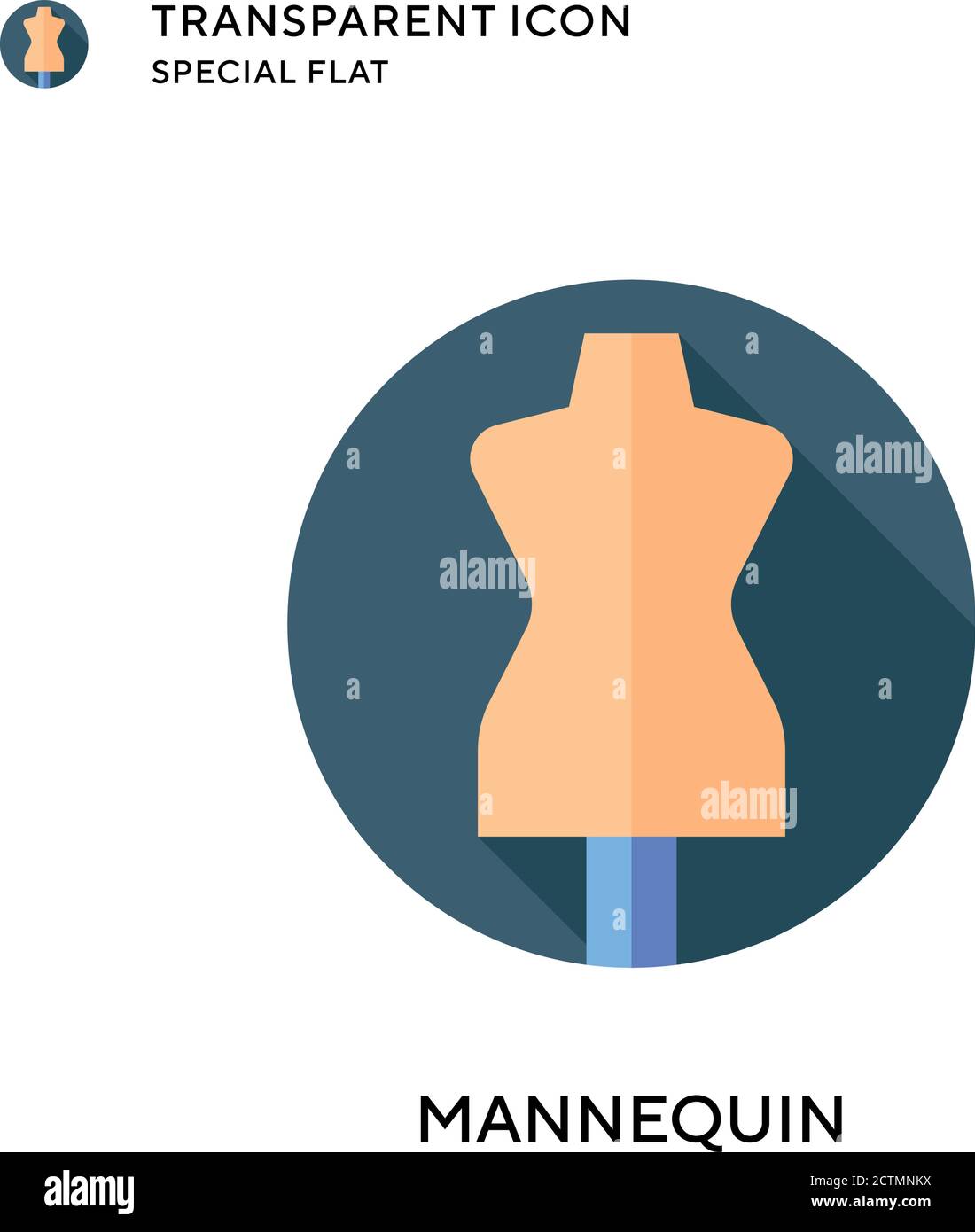 Mannequin vector icon. Flat style illustration. EPS 10 vector Stock ...