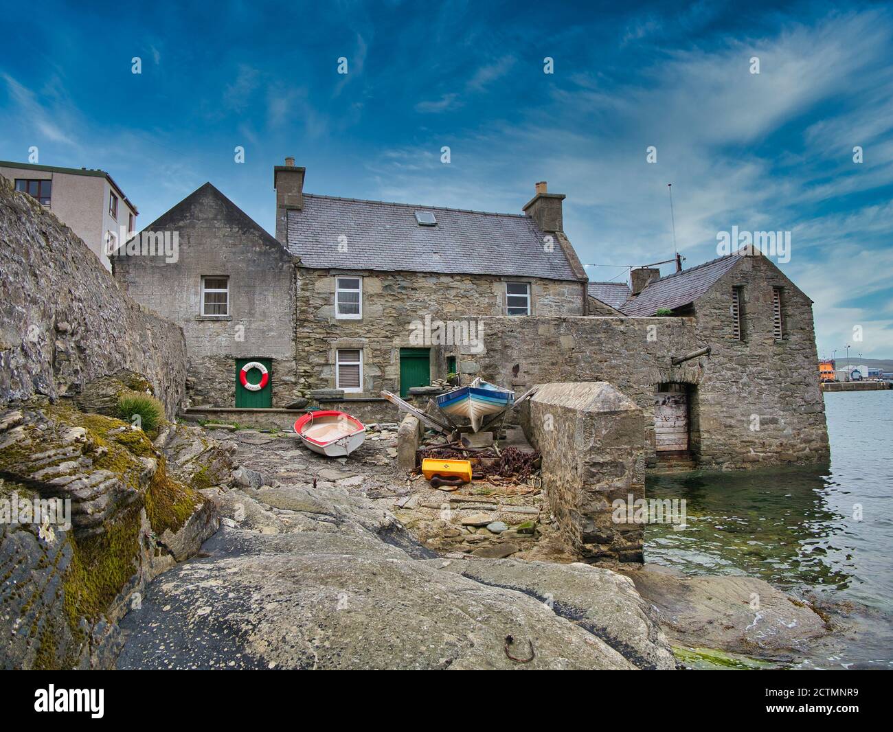 Commercial street lerwick shetland islands hi-res stock photography and ...
