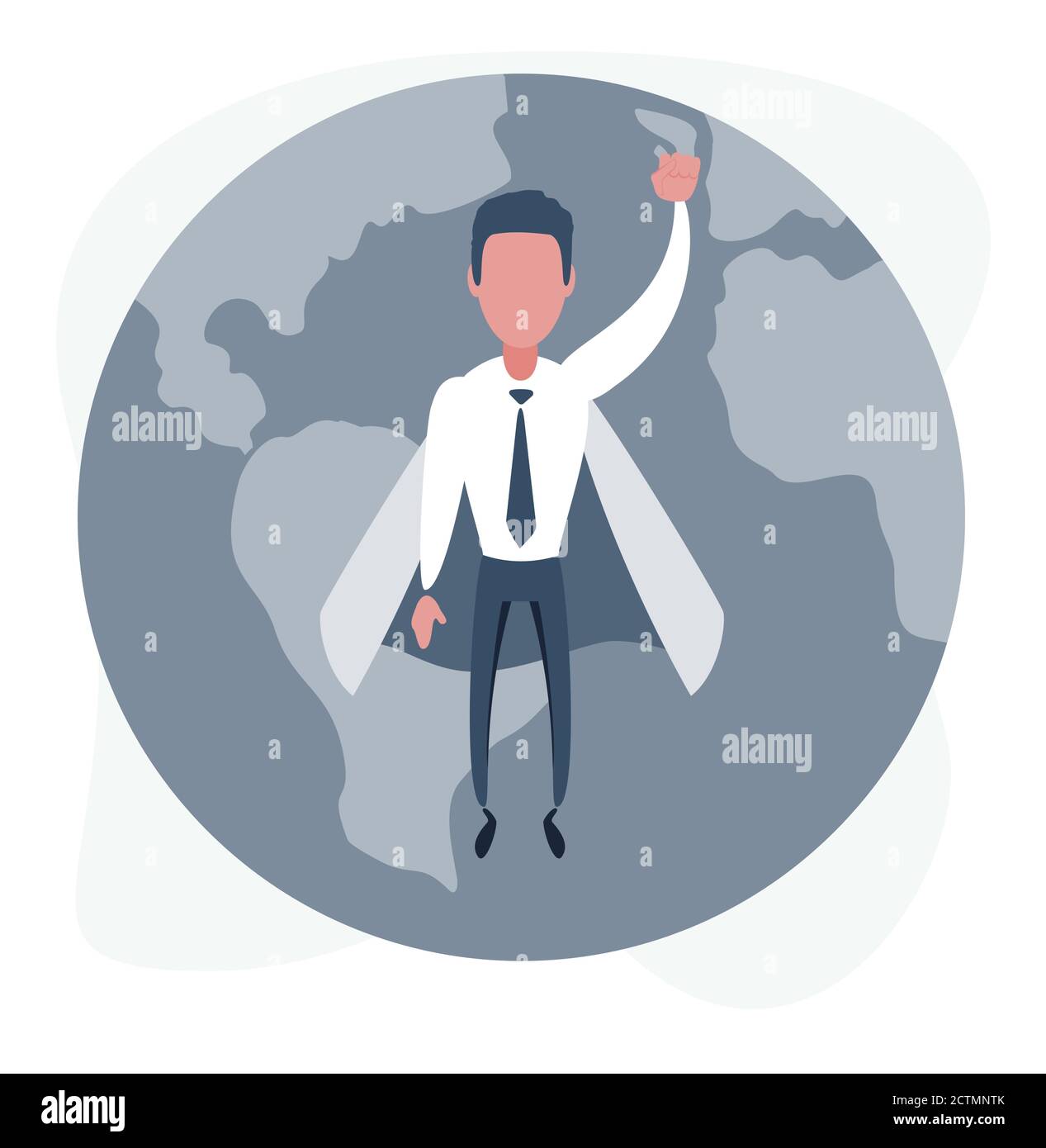 Business leadership serious businessman Stock Vector Images - Alamy