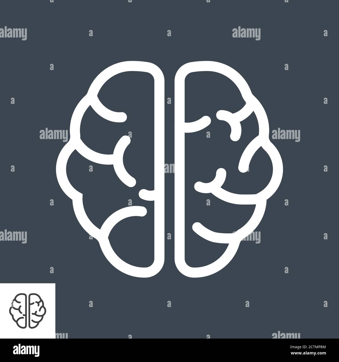 Human brain memory scan Stock Vector Images - Alamy