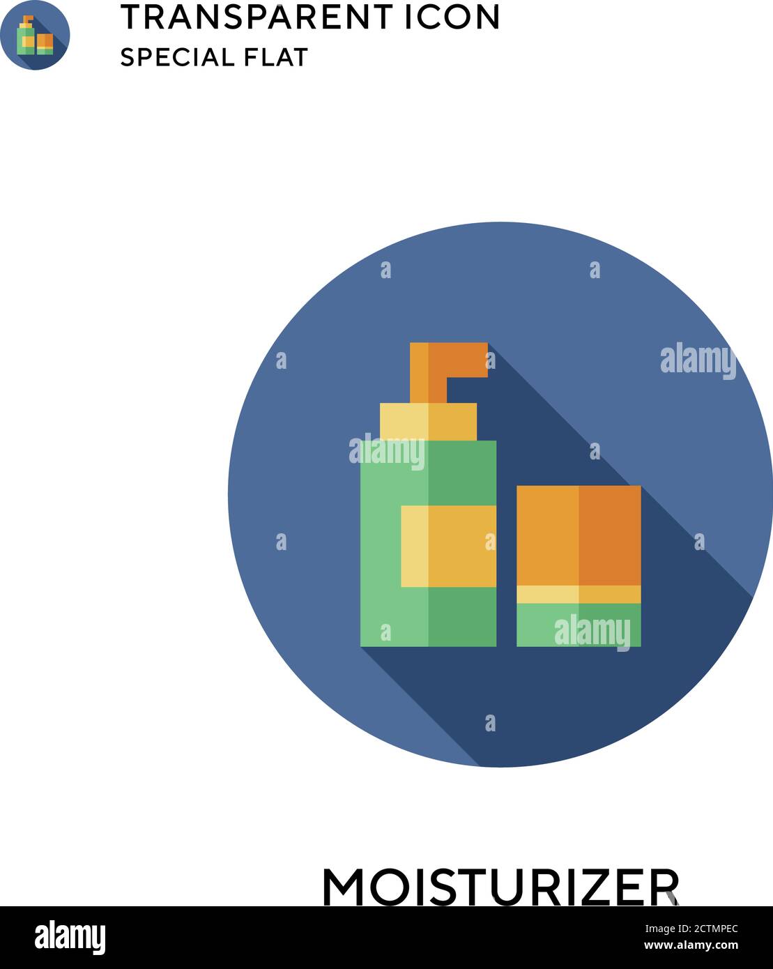 Moisturizer vector icon. Flat style illustration. EPS 10 vector Stock ...