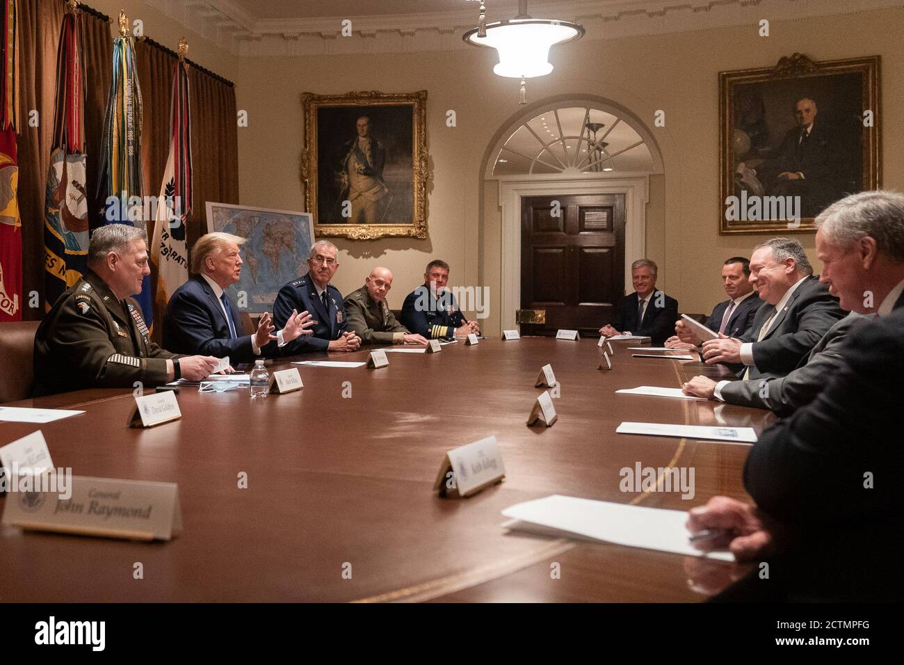 Senior military leadership addresses hi-res stock photography and ...