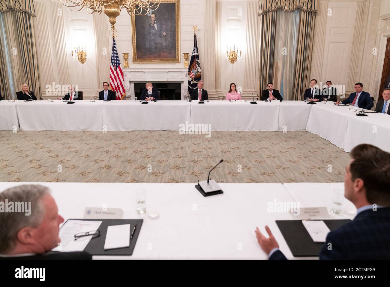 On May 8, 2020, President Donald Trump met with Republican members of ...