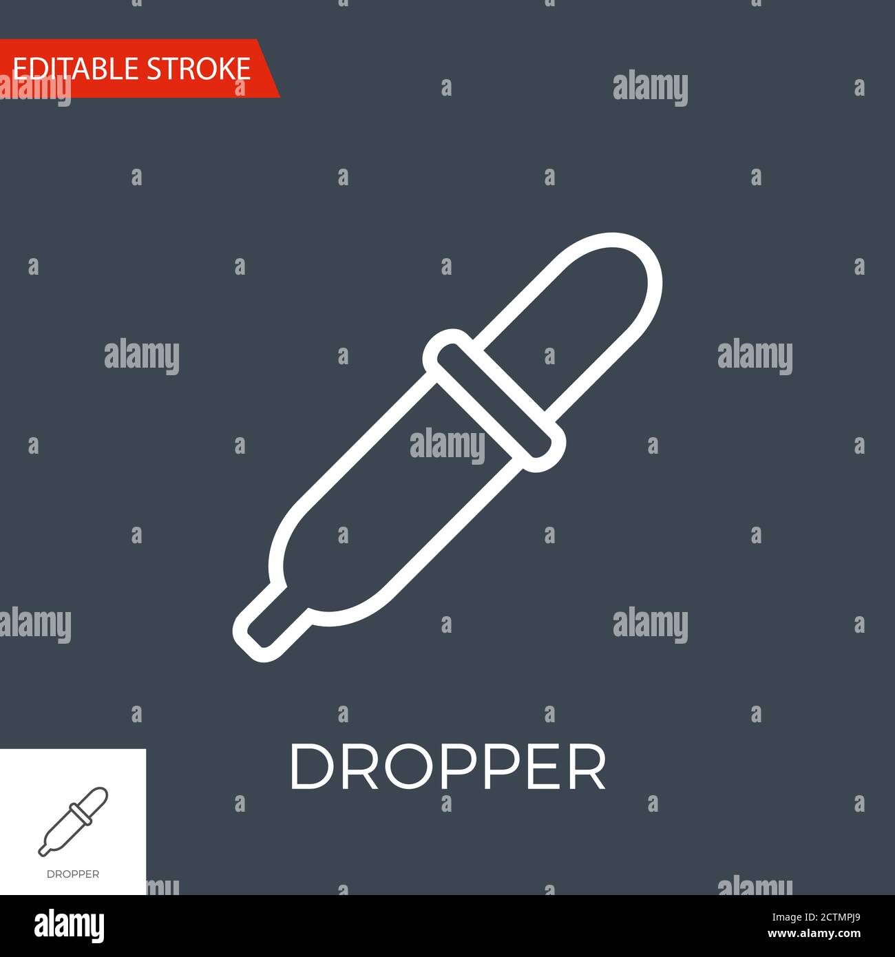 Dropper test tube black Stock Vector Images - Alamy
