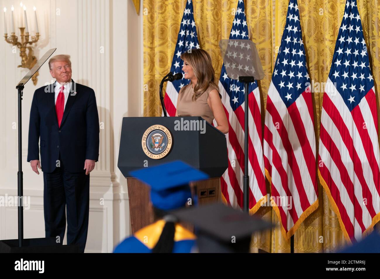 On May 22, 2020, President Donald J. Trump and First Lady Melania Trump ...