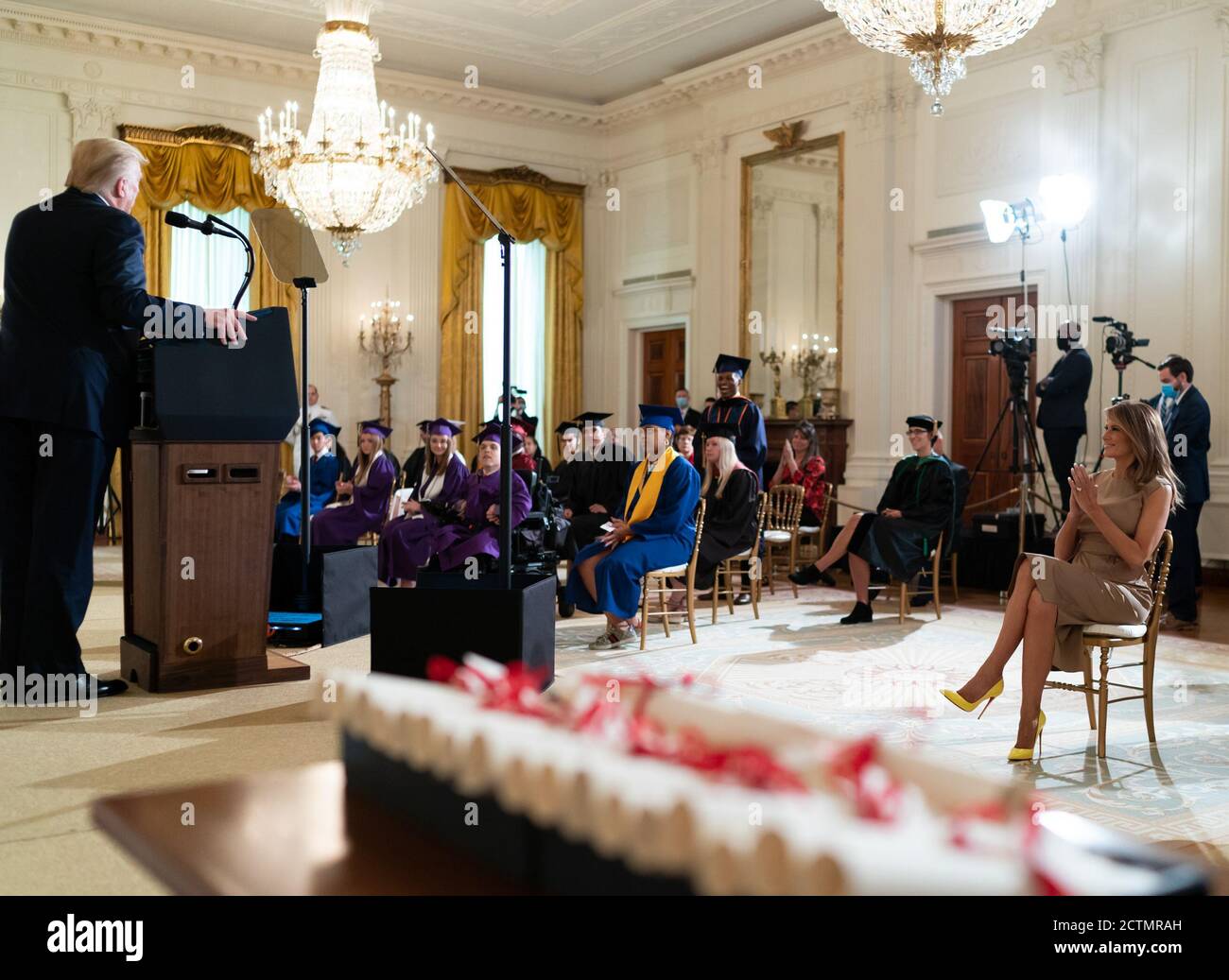On May 22, 2020, President Donald J. Trump, accompanied by First Lady ...