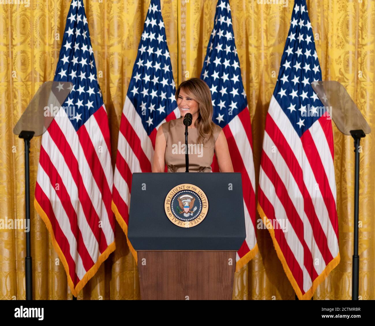 On May 22, 2020, First Lady Melania Trump delivered remarks at the ...