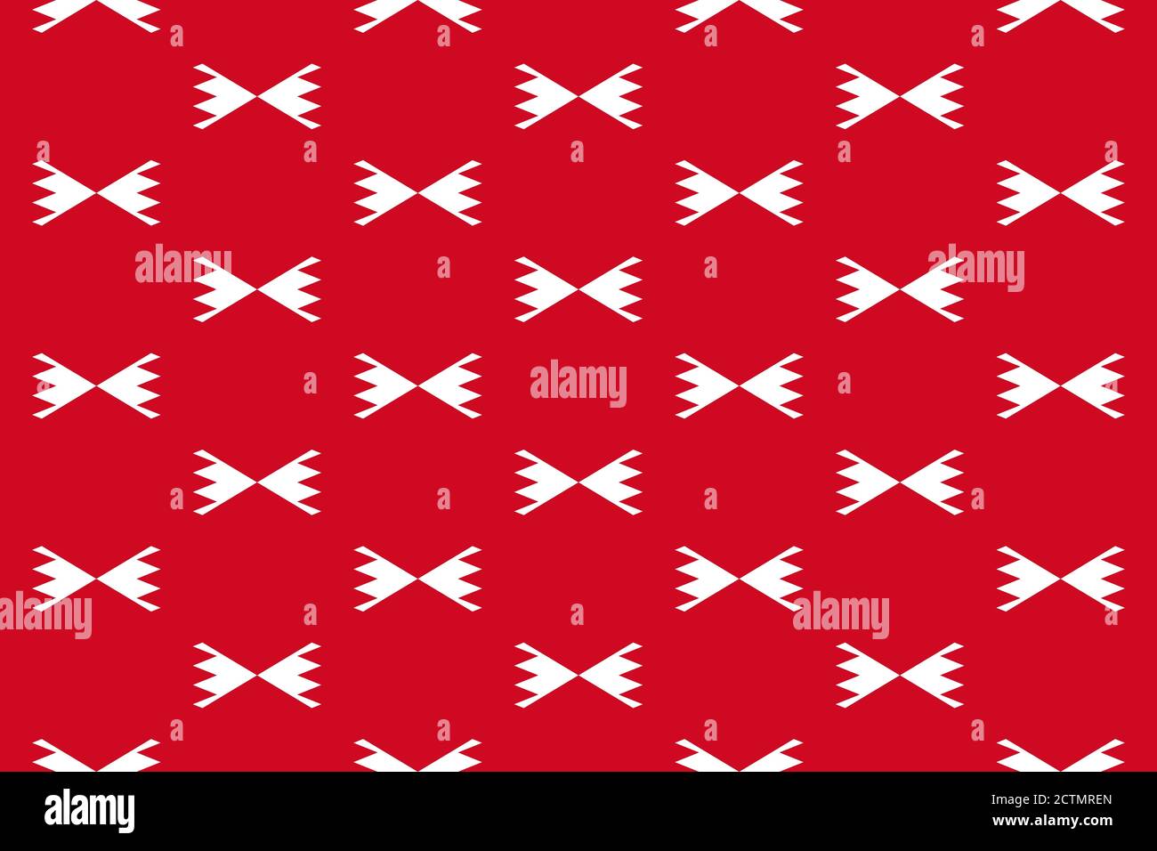 Simple geometric pattern in the colors of the national flag of Bahrain ...