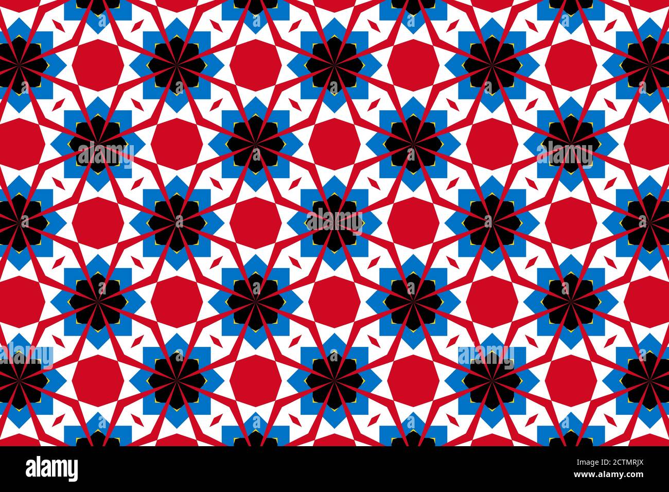 Simple geometric pattern in the colors of the national flag of Antigua ...