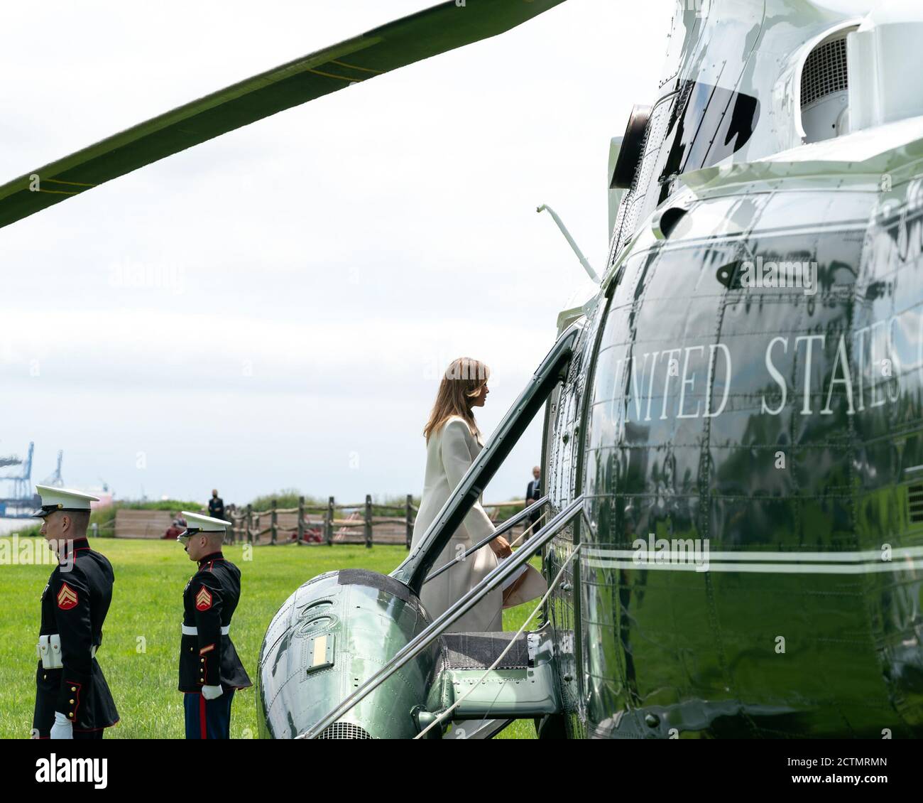 On May 25, 2020, First Lady Melania Trump participated in a Memorial ...