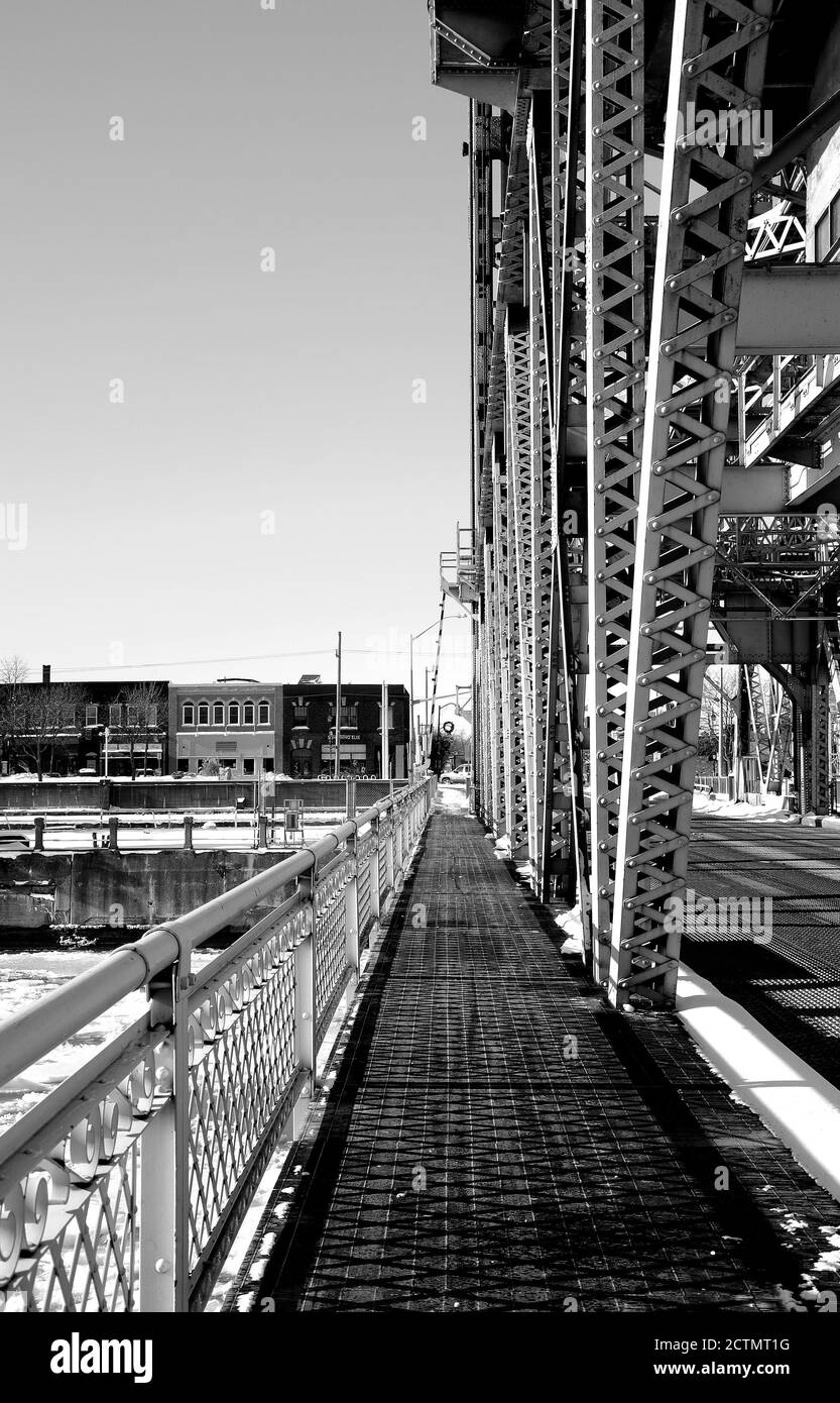Clarence Street Bridge, Port Colborne Stock Photo - Alamy