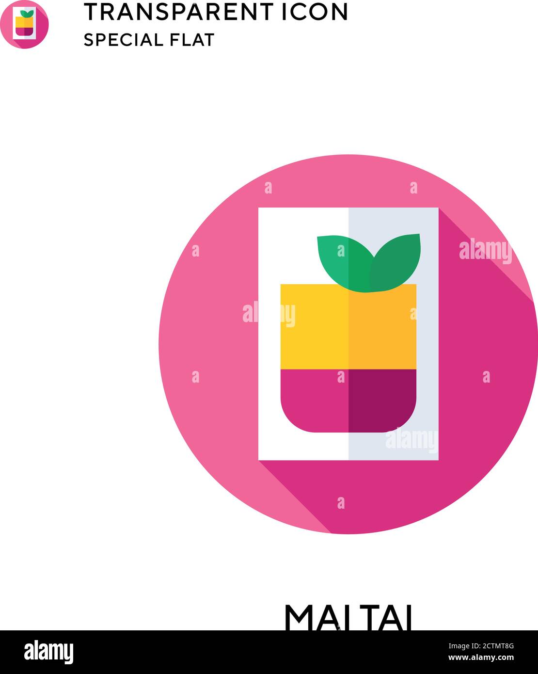 Mai tai icon hi-res stock photography and images - Alamy