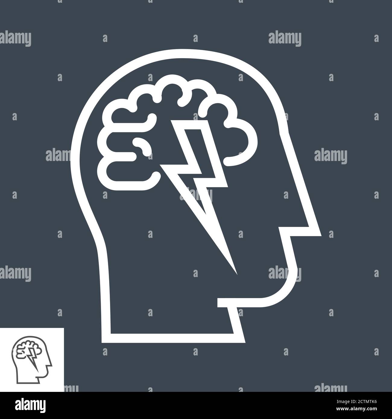 Brainstorm line icon Stock Vector Image & Art - Alamy