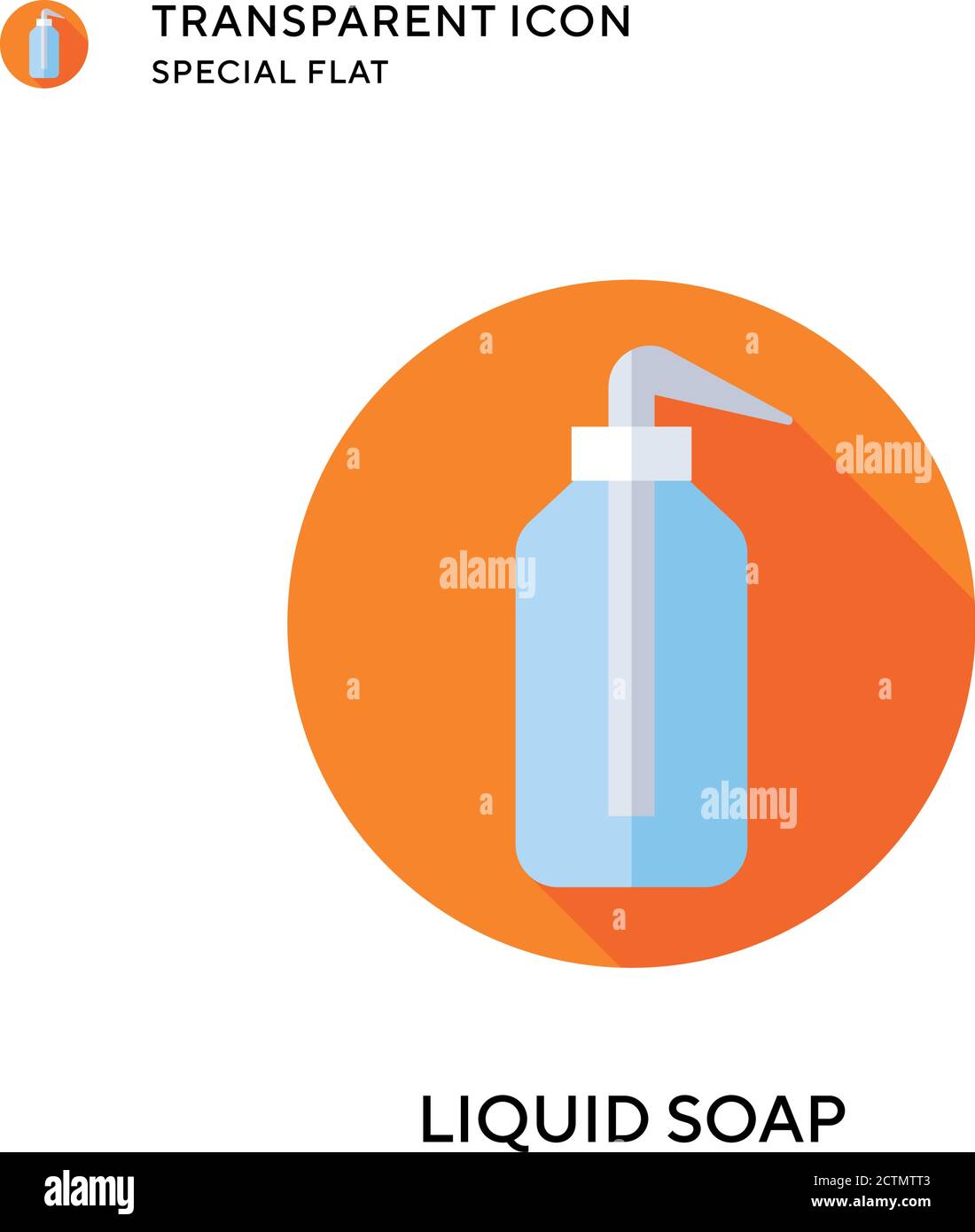 Liquid soap vector icon. Flat style illustration. EPS 10 vector Stock ...