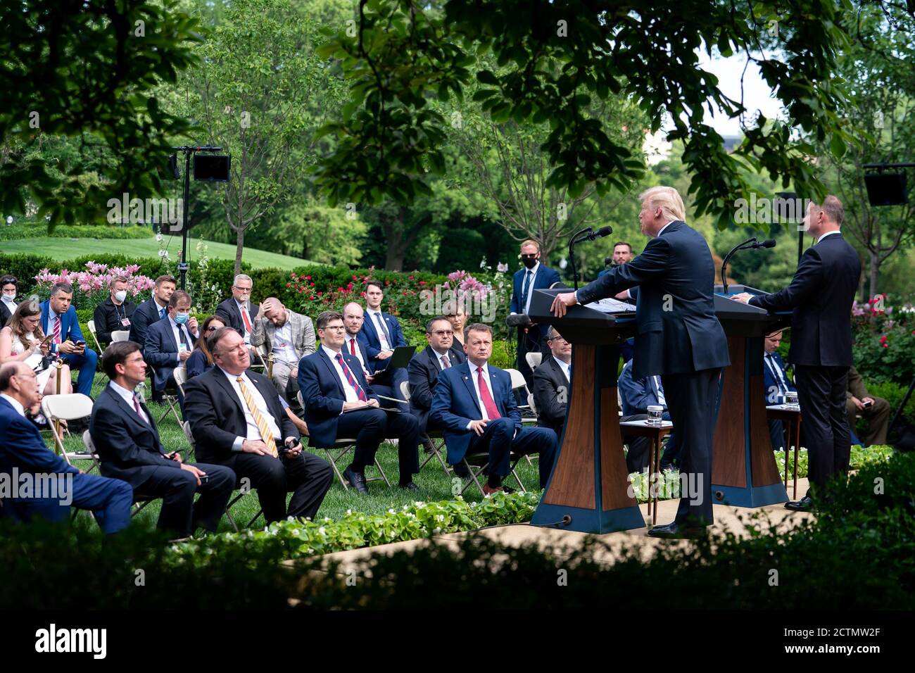 Duda at white house hi-res stock photography and images - Alamy