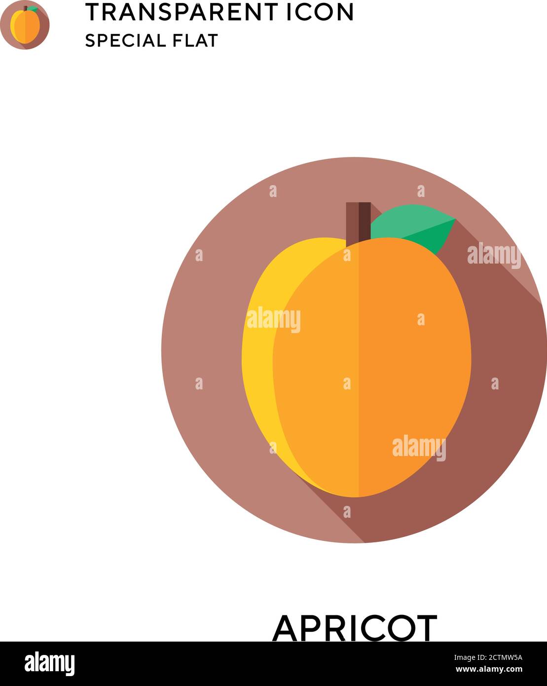 Apricot kernel clipping path Stock Vector Images - Alamy