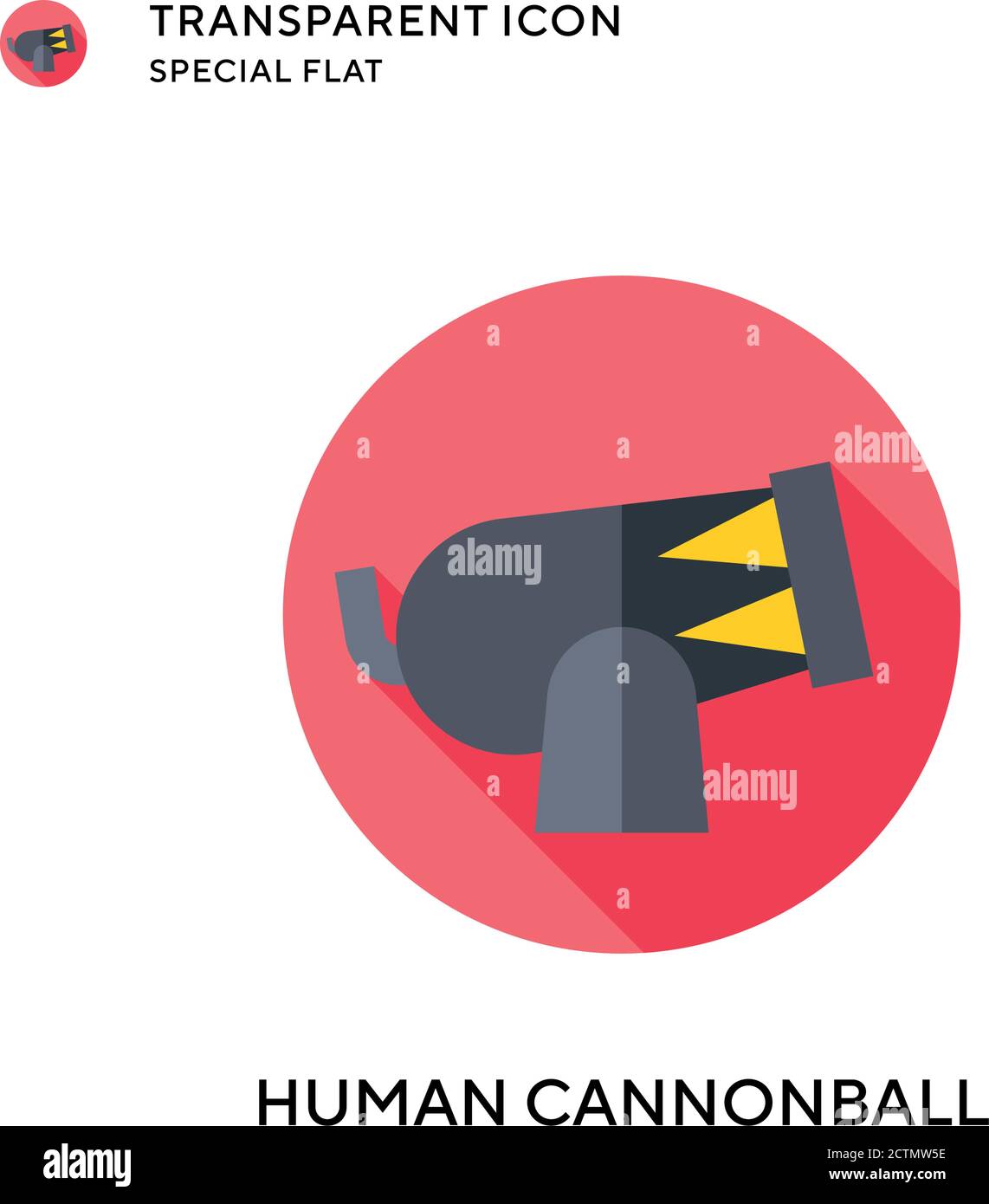 Human cannonball Stock Vector Images - Alamy